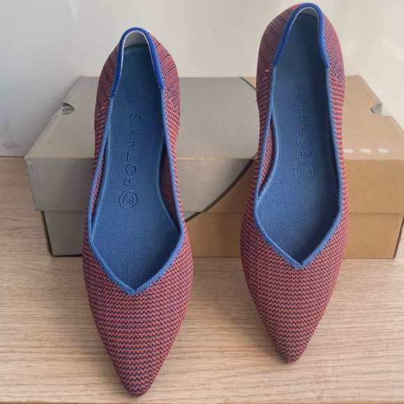 Rothy's | Shoes | Rare Rothys Tangerine Triple Stitch Points Retired ...
